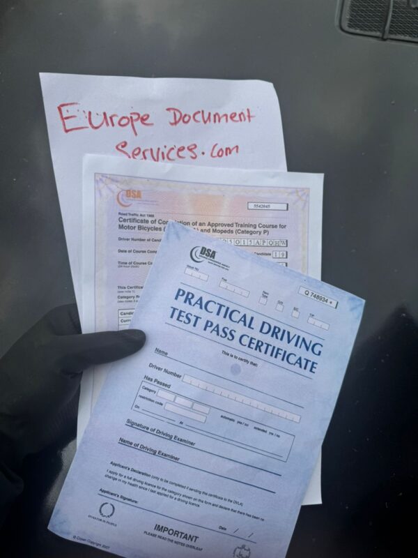 Bike licence UK - europedocumentservice