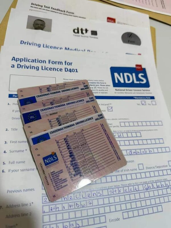 Irish License - europedocumentservice