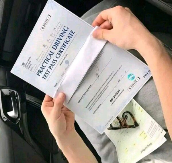 Practical Driving test pass certificate - europedocumentservice